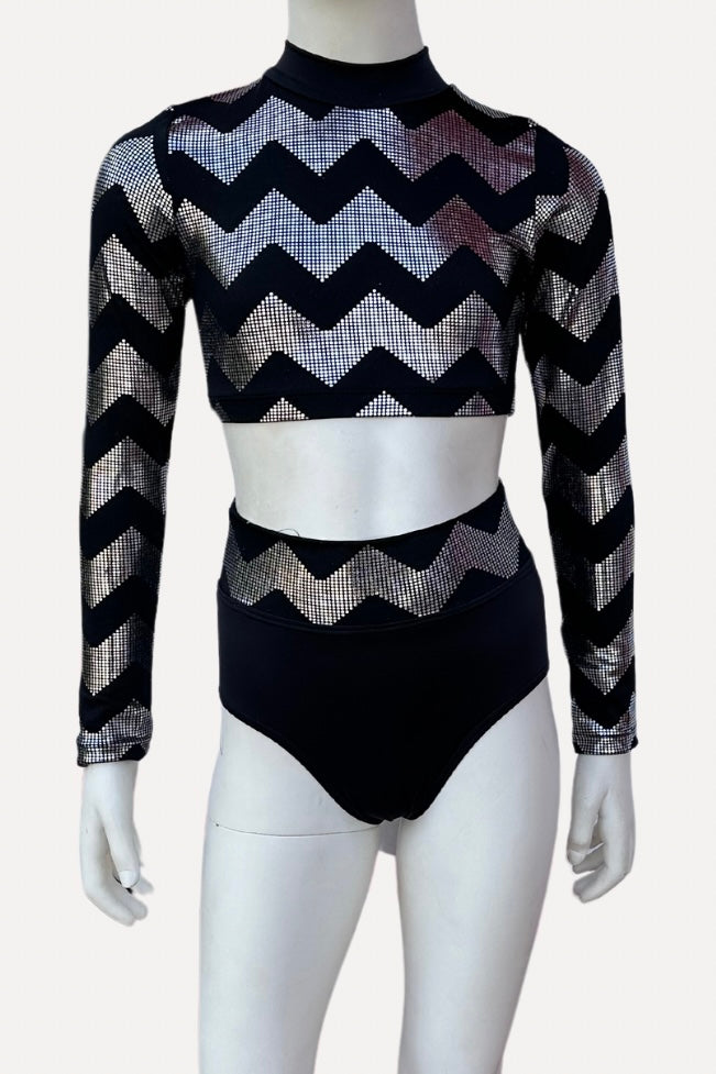 Two Piece Zig Zag Set - Troupe – Dance and Design Fabrics